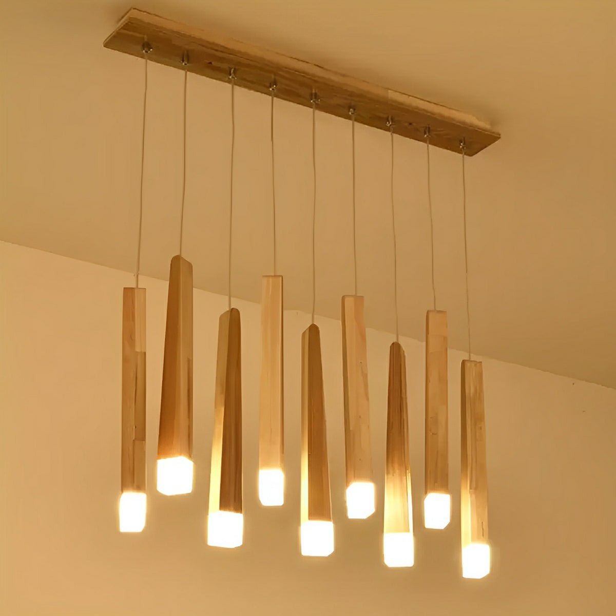 Minimalist Wood Firewood Stick Pendant Lights – Flyachilles